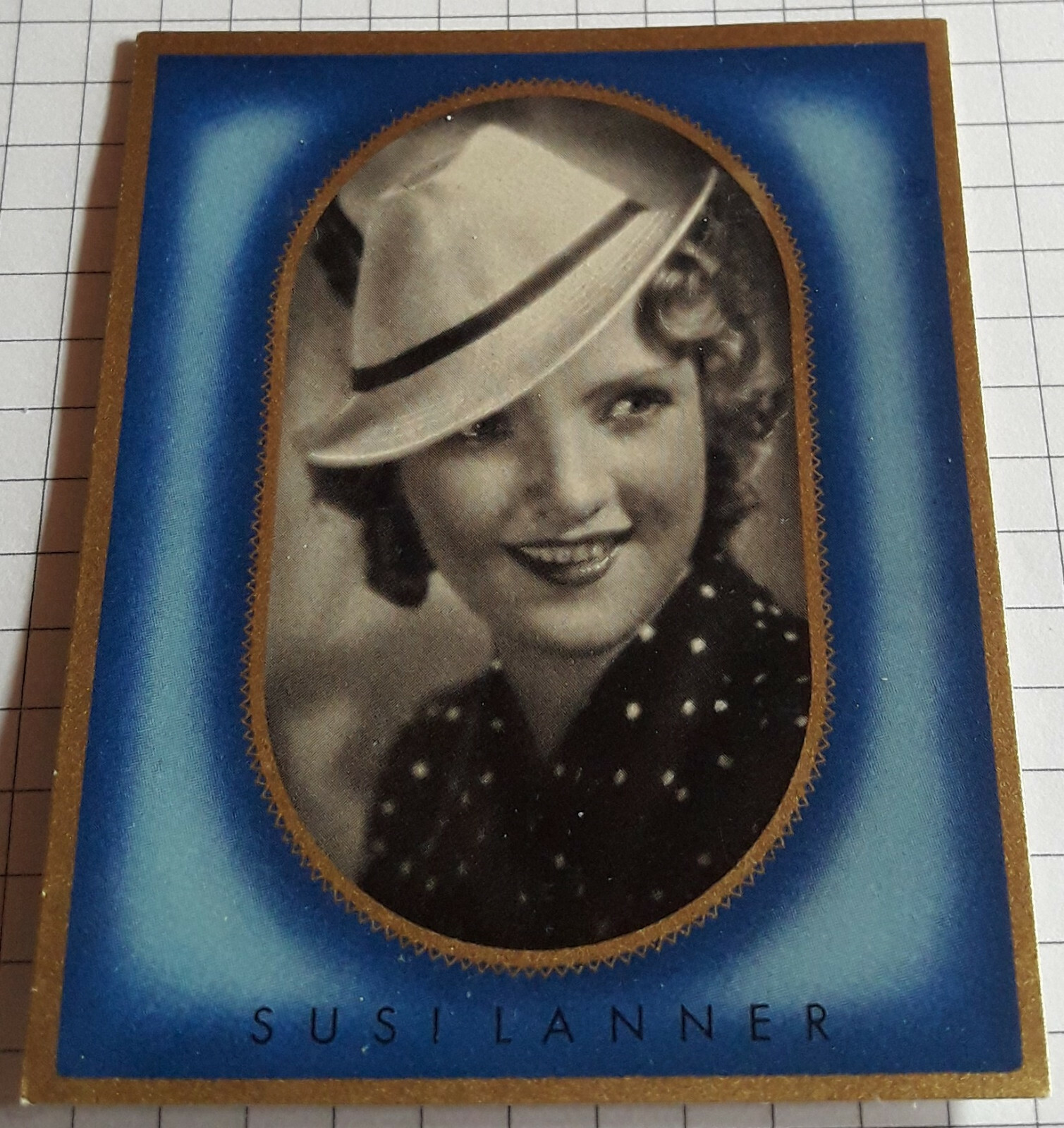 Schauspielerin SUSI LANNER Portrait-Foto - Sammelbild / Trading Card ...