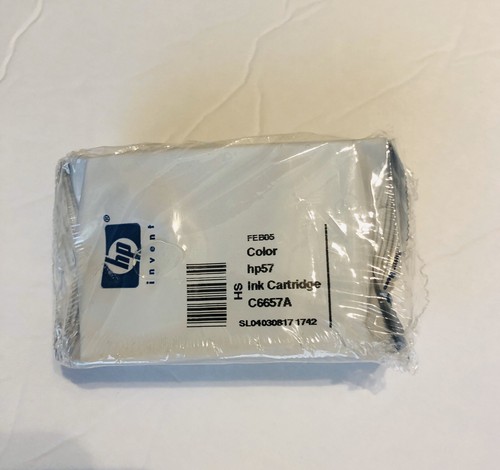 Genuine HP 57 Tri-Color Injet Ink Cartridge (C6657A) Exp 2005 New ...