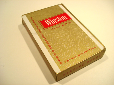 Winston Cigarettes Playing Cards lot of two | eBay