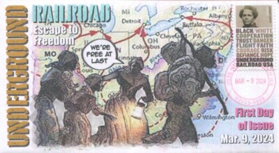 COVERSCAPE computer generated “Underground Railroad” 2024 U/O First Day ...