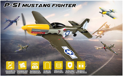 RC Elektro Flugzeug P-51 Mustang Detroit Miss mit XPILOT ...