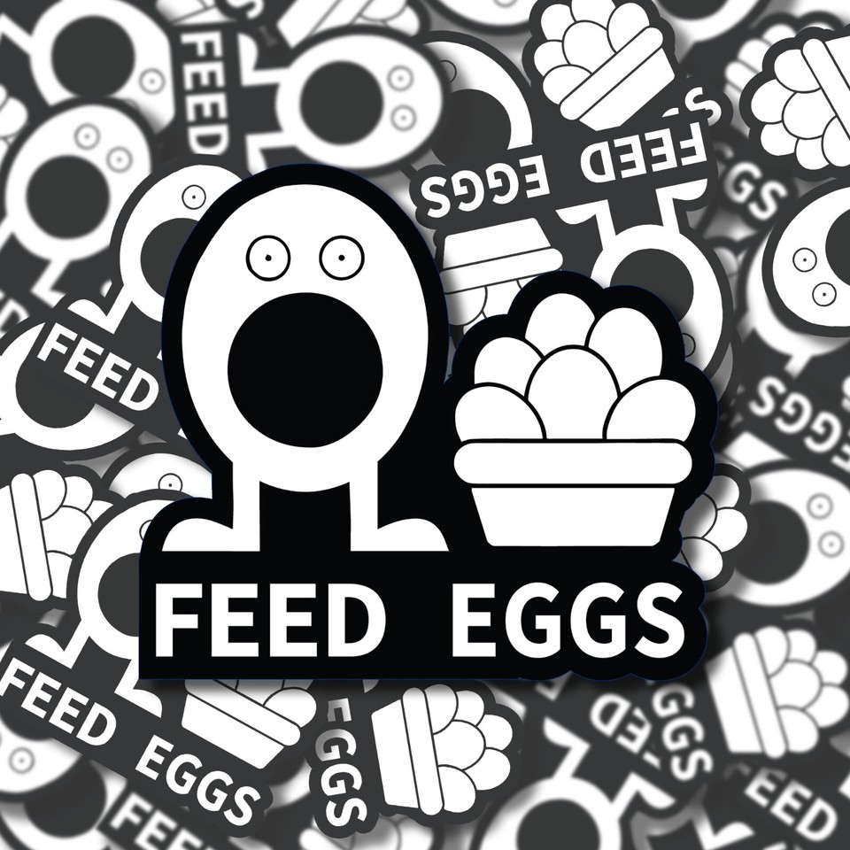 ITYSL Feed Eggs Sticker Waterproof for Laptop, Drinkware Tim Robinson ...