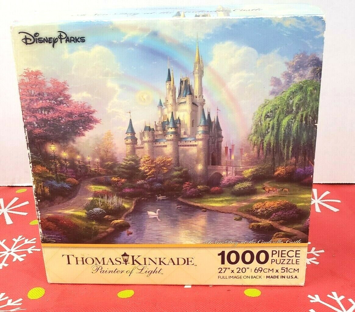 Thomas Kinkade Disney Castello Di Cenerentola New Day At The