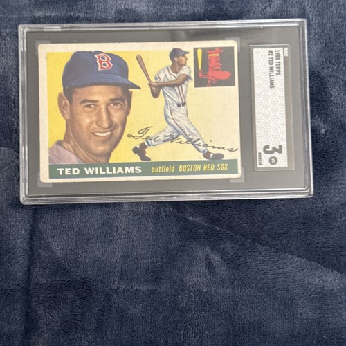 1955 Topps #2 Ted Williams SGC 3 Boston Red Sox HOF Baseball Card. Ted ...