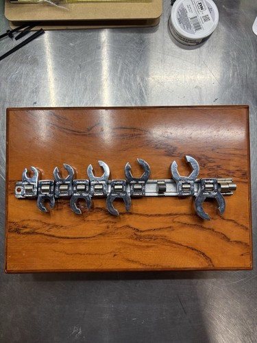 Mac Tools Crows Foot Flare Nut Wrench Set- Metric 9mm-18mm, less 16mm ...