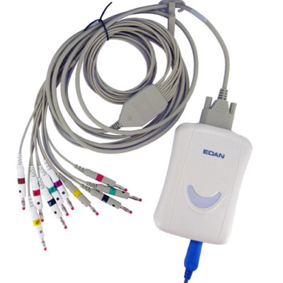 NEW ! EDAN SE-1515 PC Based 12 Lead ECG Machine w/DP12 Wired (DP12 ...