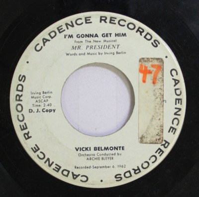 50'S & 60'S 45 Vicki Belmonte - I'M Gonna Get Him / The Secret Service ...