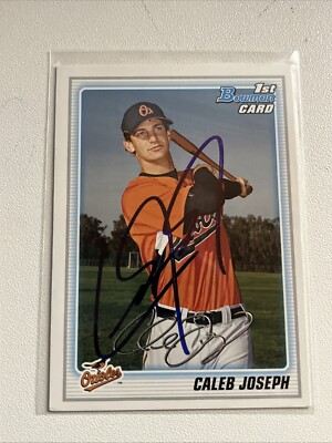 2024 Retrograph 2010 Bowman Baseball Caleb Joseph 1st Rookie Auto ...