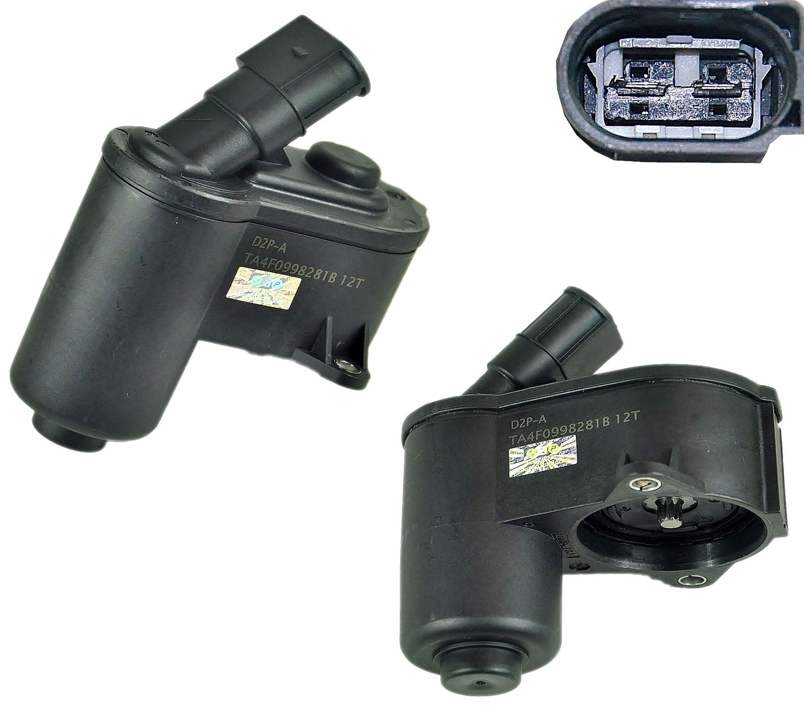 REAR ELECTRONIC BRAKE CALIPER MOTOR 12 TOOTH 4F0998281B, 4F0998281A ...