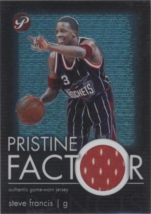 2003-04 Topps Pristine - Pristine Factor Relics Steve Francis #PF-SF ...