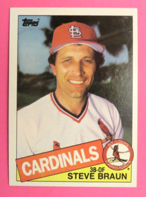 1985 Topps, St. Louis Cardinals - STEVE BRAUN | eBay