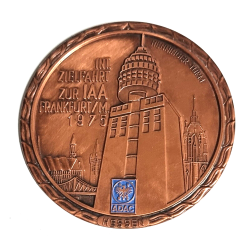 ADAC Plaque 1975 Target Drive To Iaa Frankfurt - Without Postmark ...
