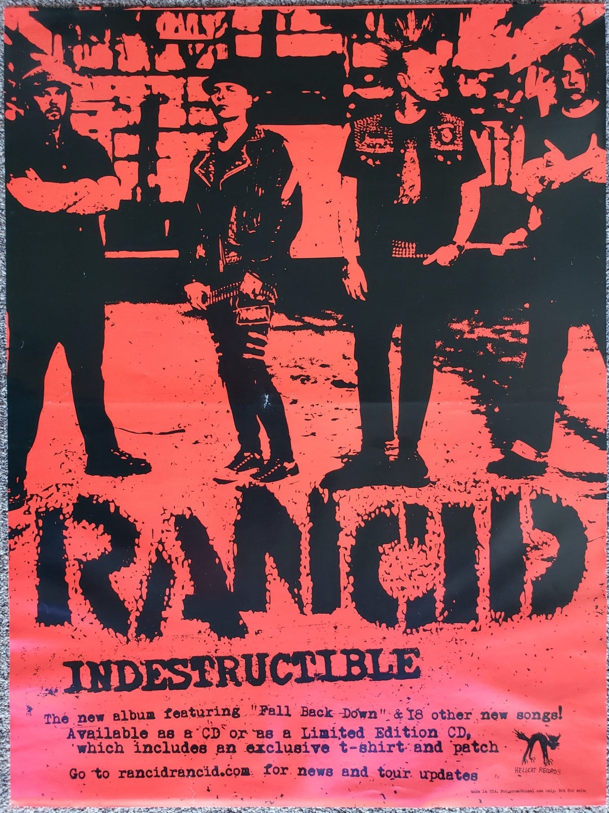 Rancid Promo Poster Indestructible 2003 | eBay