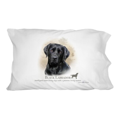 Black Lab Labrador Dog Breed Novelty Bedding Pillowcase | eBay