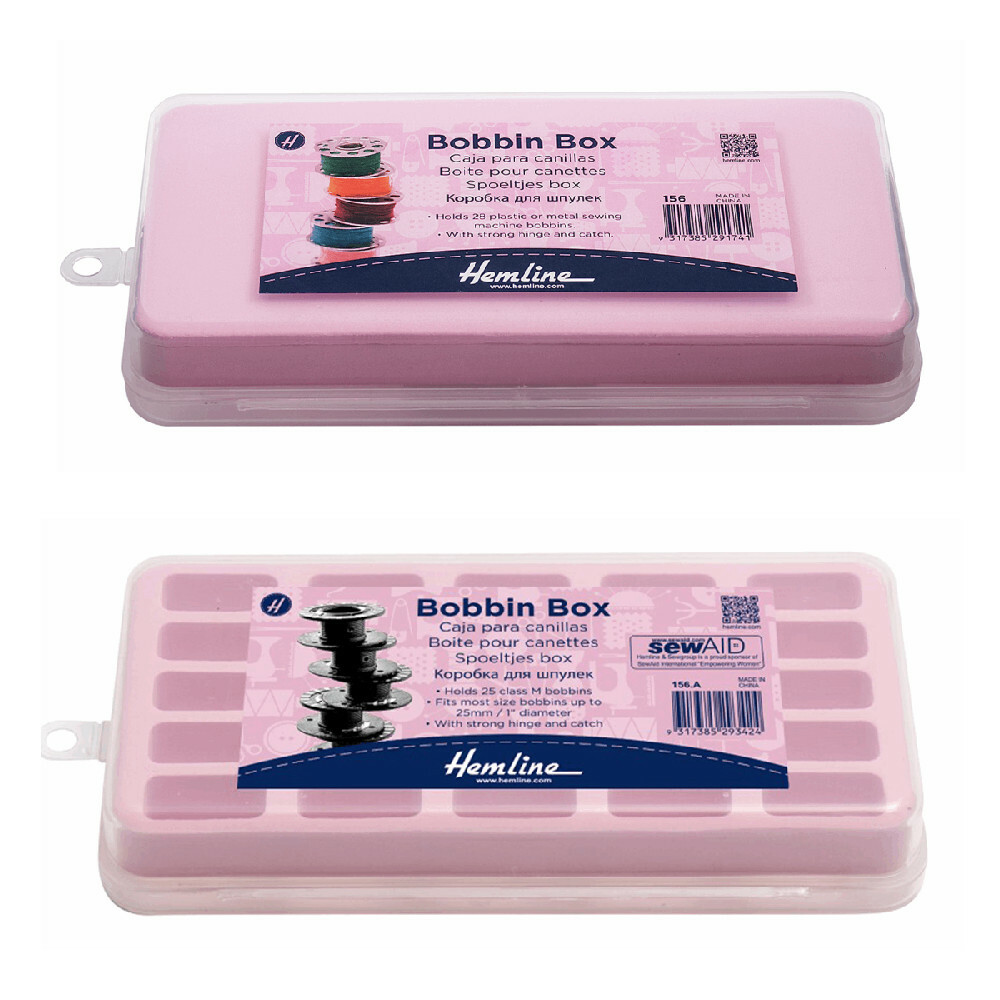 Hemline Bobbin Box Spool Box 28 or 25 Holder Storage Sewing | eBay UK