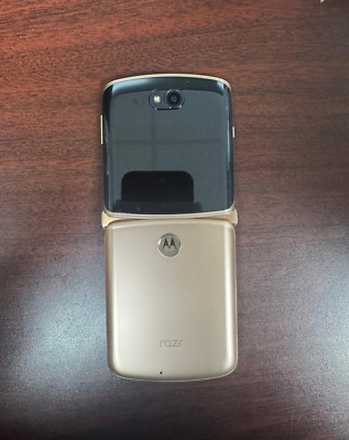 Open Box 8/10- Motorola Moto RAZR 5G (256GB) XT2071 (Unlocked) - GOLD ...