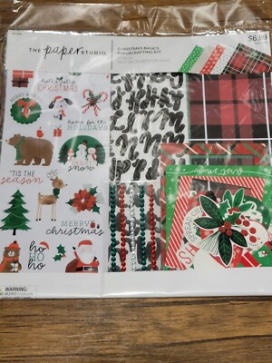 The Paper Studio Christmas Basics Papercrafting Kit | eBay