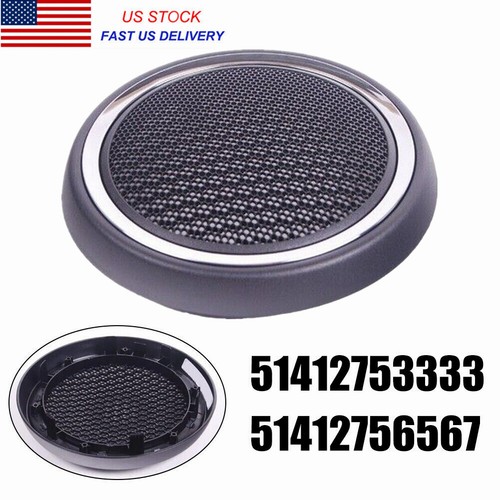 1x Chrome Front Door Speaker Cover For BMW Mini R55-R59 51412753333 ...