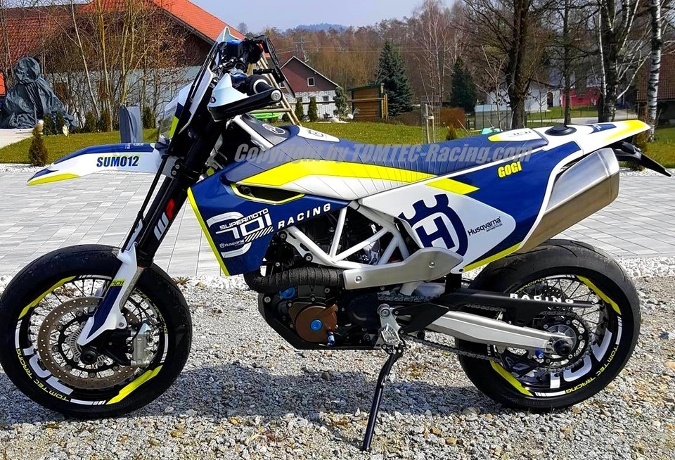 Stickers Rims Stickers Supermoto Husqvarna 701 Husky FS Fe 350 450 501 ...