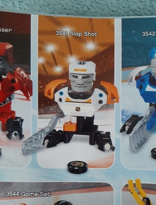 Neu LEGO SPORTS Slap Shot 3541 Eishockey Spieler Figur Orange ...