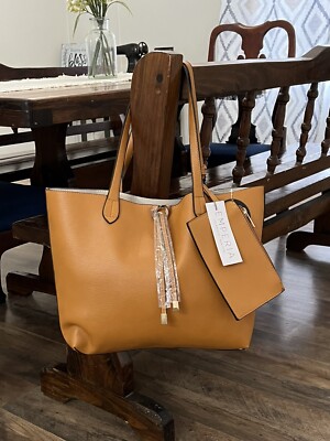 NWT Brown 2 (pc) Emperia Tote With Coin | eBay