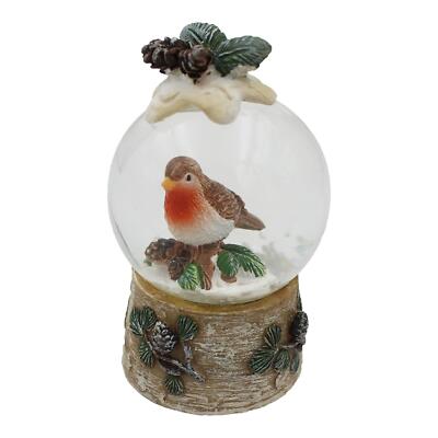 Christmas Robin Mini 45mm Snow Globe Waterball | eBay Australia