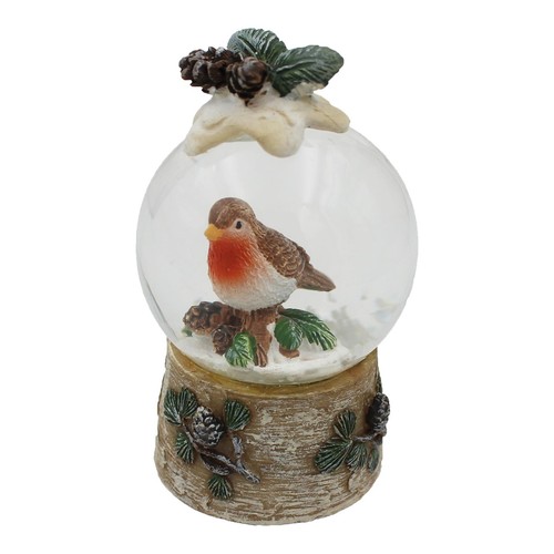 Christmas Robin Mini 45mm Snow Globe Waterball | eBay