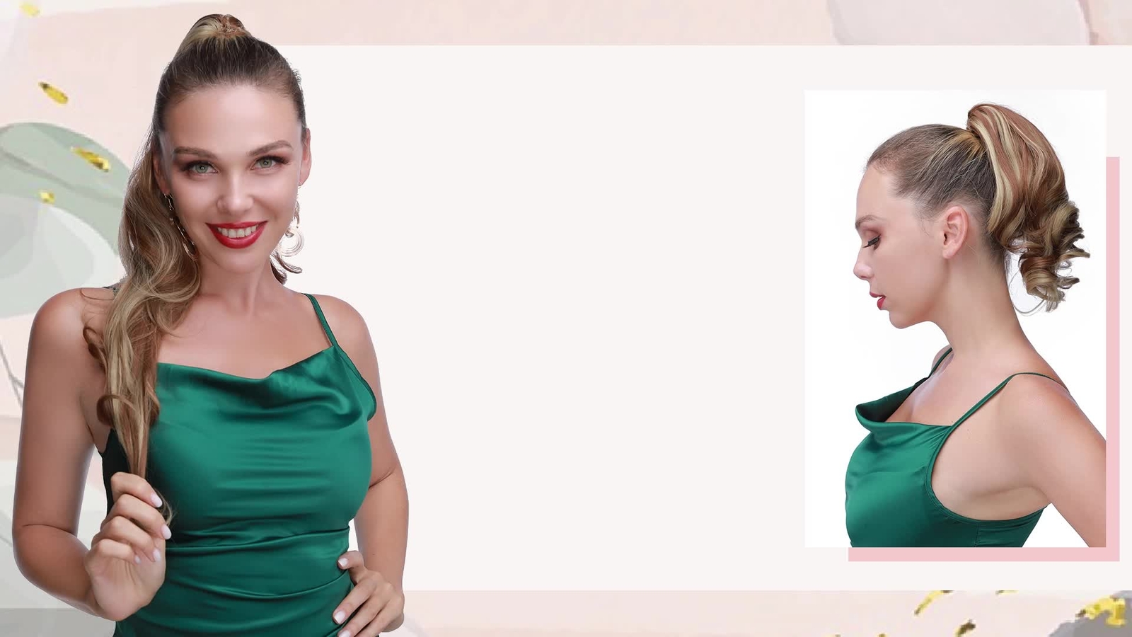 Highlight Thick Real Claw Ponytail Clip In Hair Extensions Pony Tail As ...