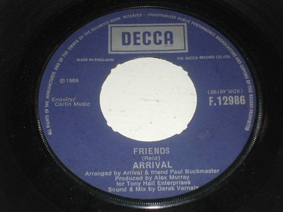 Arrival - Friends / Don't Take His Love Away (7", Single) | eBay