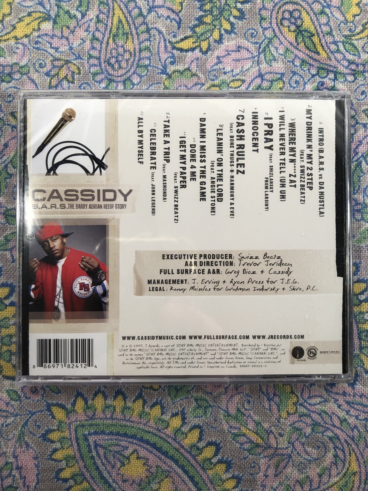 B.A.R.S.: The Barry Adrian Reese Story by Cassidy (CD, Nov-2007, J ...