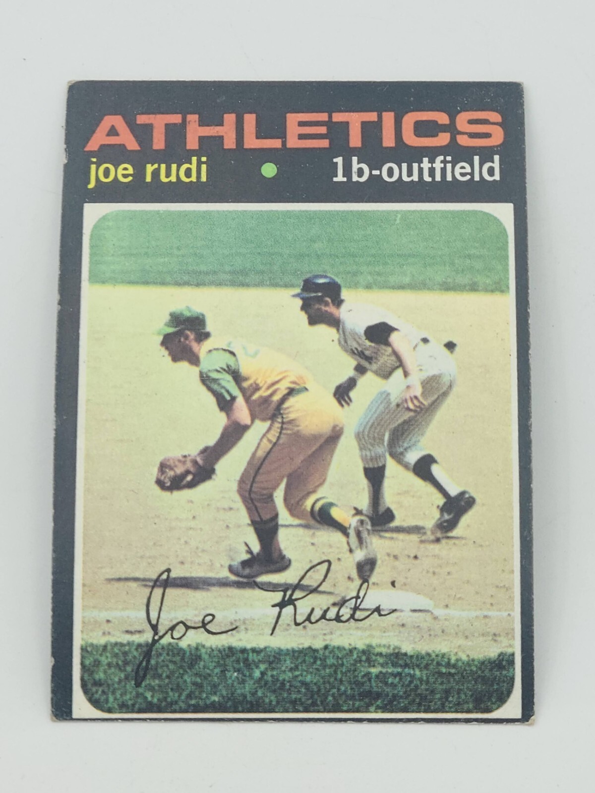 1971 Topps Joe Rudi Athletics Vintage MLB Baseball | eBay