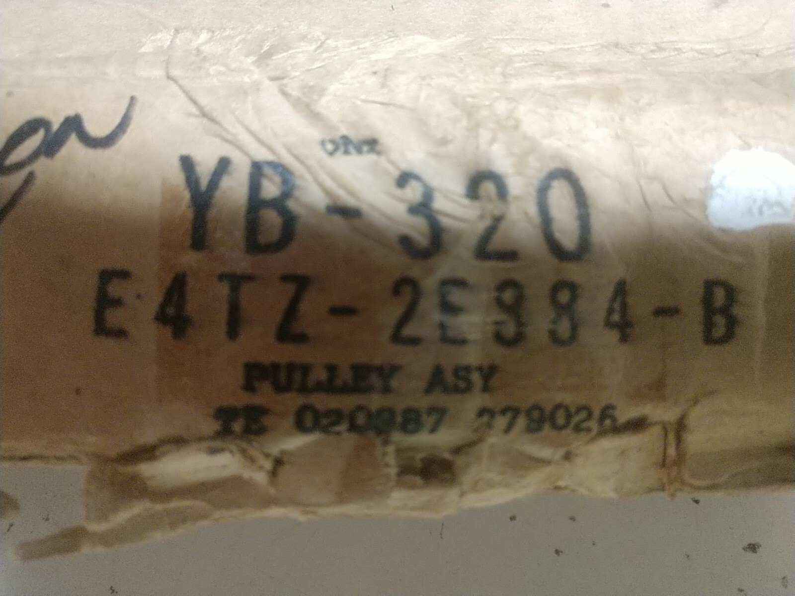 NEW OEM Motorcraft YB-320A A/C Compressor Clutch Pulley Ford # E4TZ ...