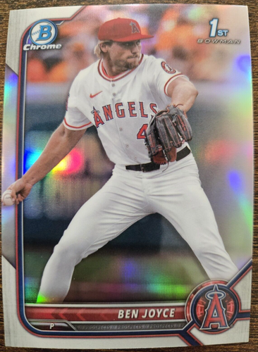 2022 Bowman Draft Chrome Refractor #BDC-109 Ben Joyce 1st Rookie Card ...