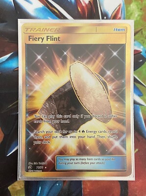 Pokémon Fiery flint full art secret rare | eBay