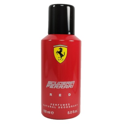 Scuderia Ferrari Rouge Parfumé Naturel Déodorant 150 ML Déodorant Homme ...
