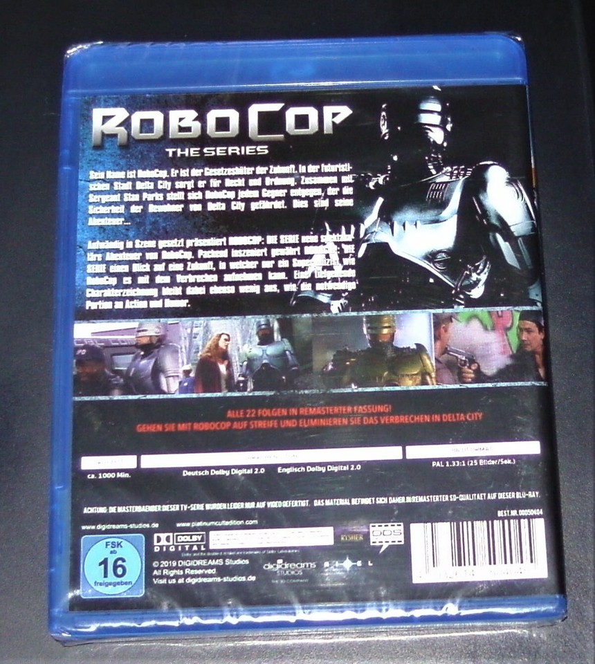 Robocop The Series All 22 Episodes blu ray With Wendecover Faster ...