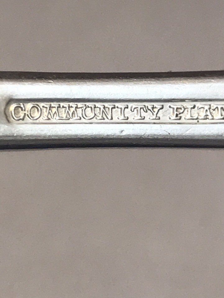Vintage Community Plate Patrician 1914 Silverware. Three Knives Spoons ...