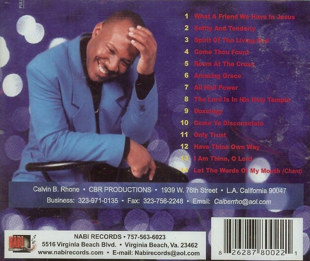CALVIN BERNARD RHONE - Nu Flava Hymns - CD - NEW 826287800221 | eBay