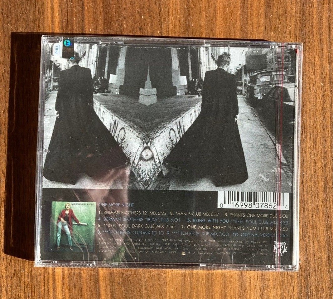 One More Night [CD Single] [Single] by Amber (CD, Sep-1997, Tommy Boy ...