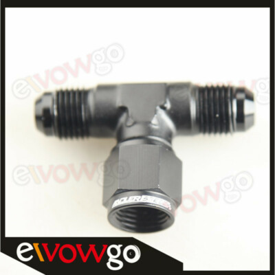 Tee Fitting -6AN 6AN Male To 6AN AN-6 Male To 6AN AN6 Female Black ...
