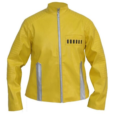 Star Wars A New Hope Luke Skywalker Yellow Leather Jacket | eBay