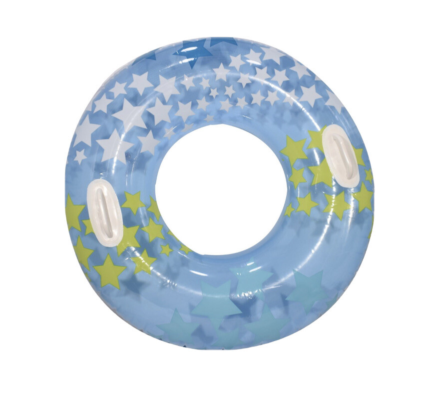 Intex Stargaze Tube 36" Large Swim Ring Float Pool with Handles Blue ...
