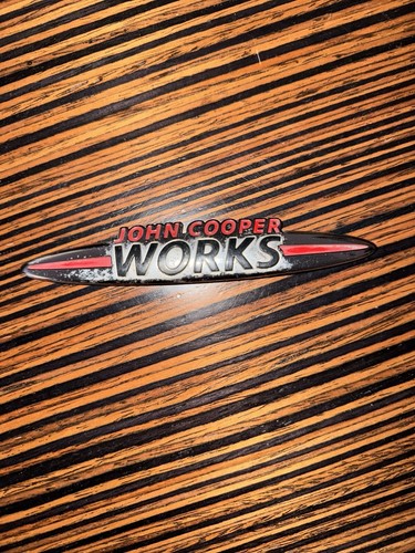 MINI COOPER COAT OF ARMS JCW ORIGINAL REAR TRUNK LOGO FRIEZE F56 F55 | eBay
