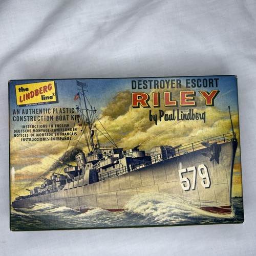 1958 Lindbergh Line:Vintage Model Ship Collection US Navy Destroyer ...
