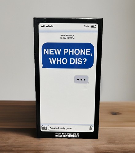 New Phone Who Dis? Adult Party Game 2019 What Do You Meme New/Open Box ...