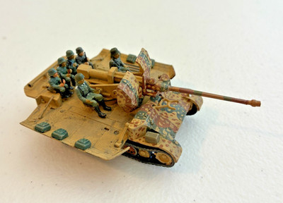 Roco Minitanks German Panzer 88cm Flak Auf Sfl Painted Camo WWII 1:87 ...