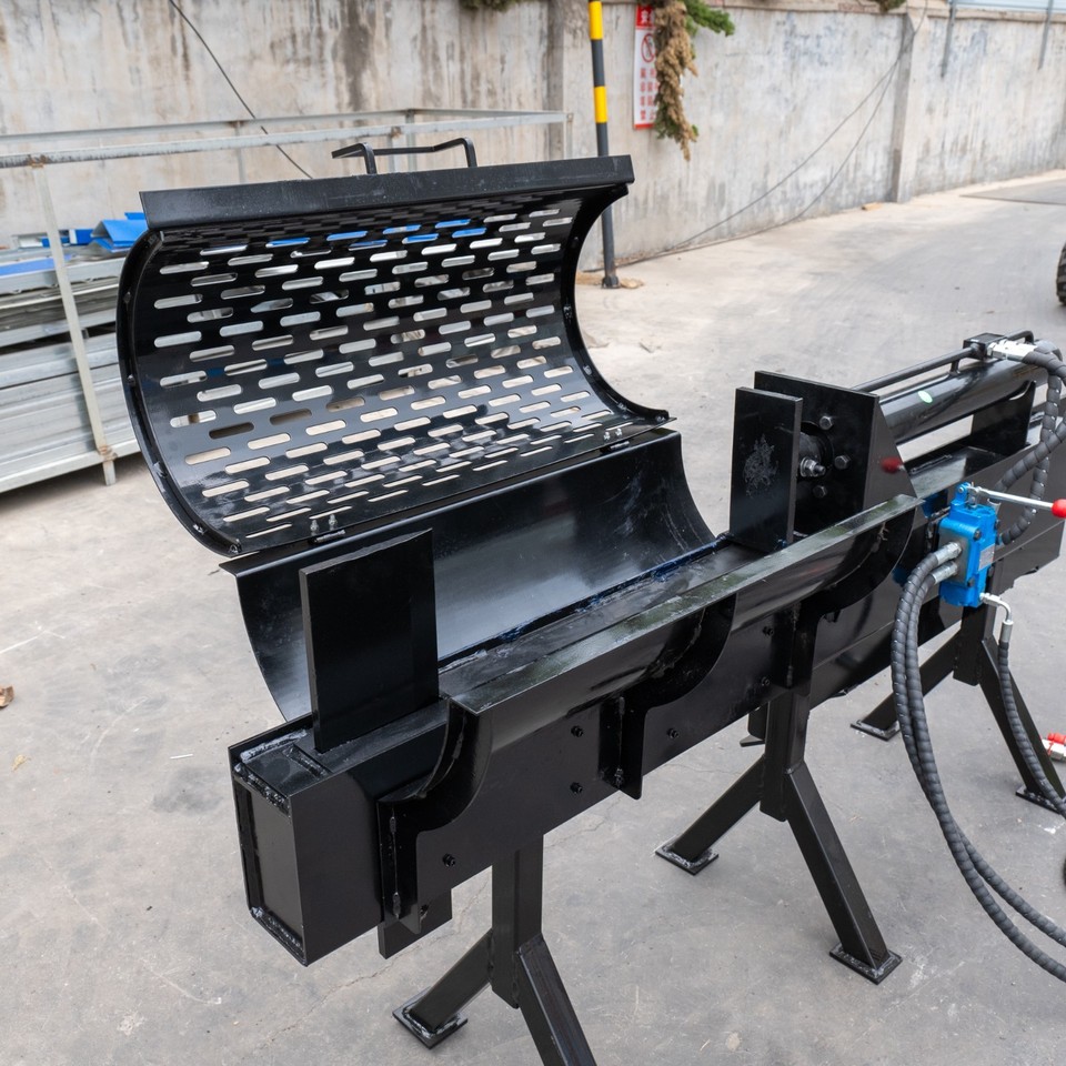 Skid Steer Automatic Log Wood Splitter Hydraulic Attachment Bobcat CASE ...