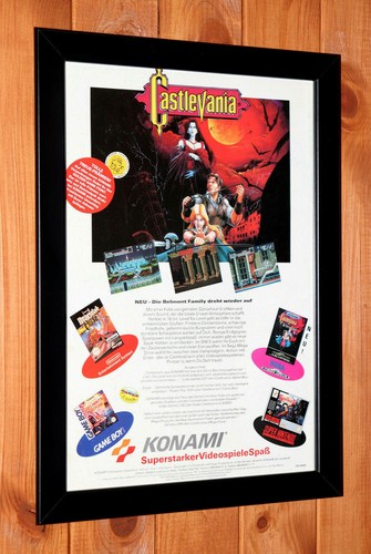1994 Castlevania III Dracula's Curse Bloodlines SNES Vintage Poster ...