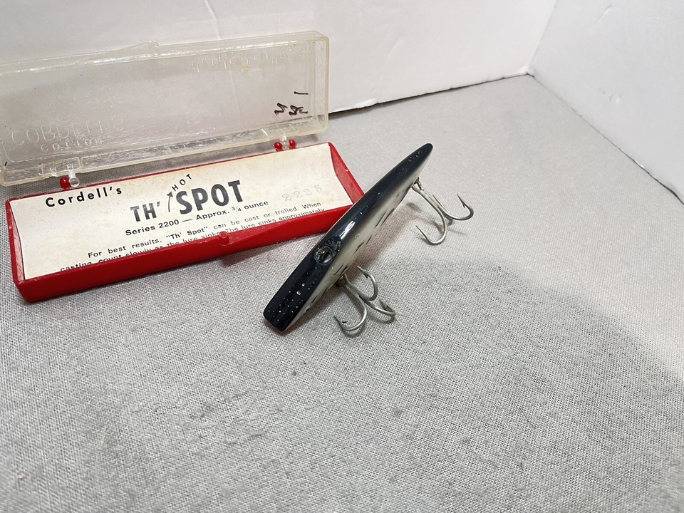 Vintage Cotton Cordell Th’ SPOT Fishing Lure In Original Box With Paper ...