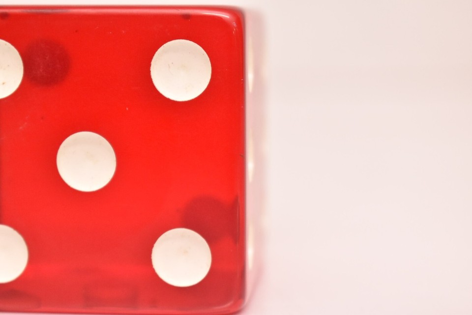 Vintage Large Jumbo Cherry Deep Red Bakelite? Translucent Dice 2" | eBay